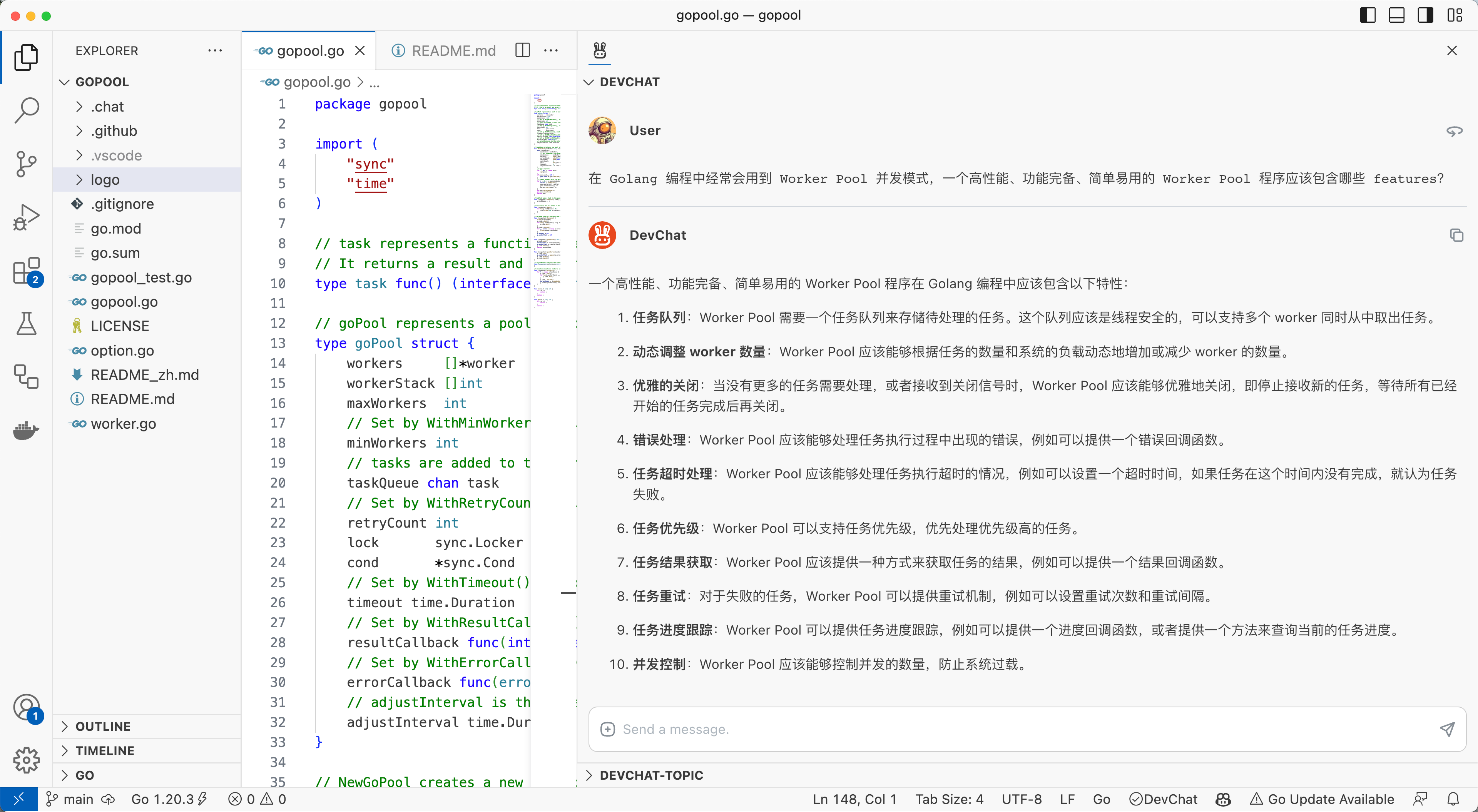 仅三天，我用 GPT-4 生成了性能全网第一的 Golang Worker Pool，轻松打败 GitHub 万星项目 - 胡涛的个人网站 | Seven Coffee Cups